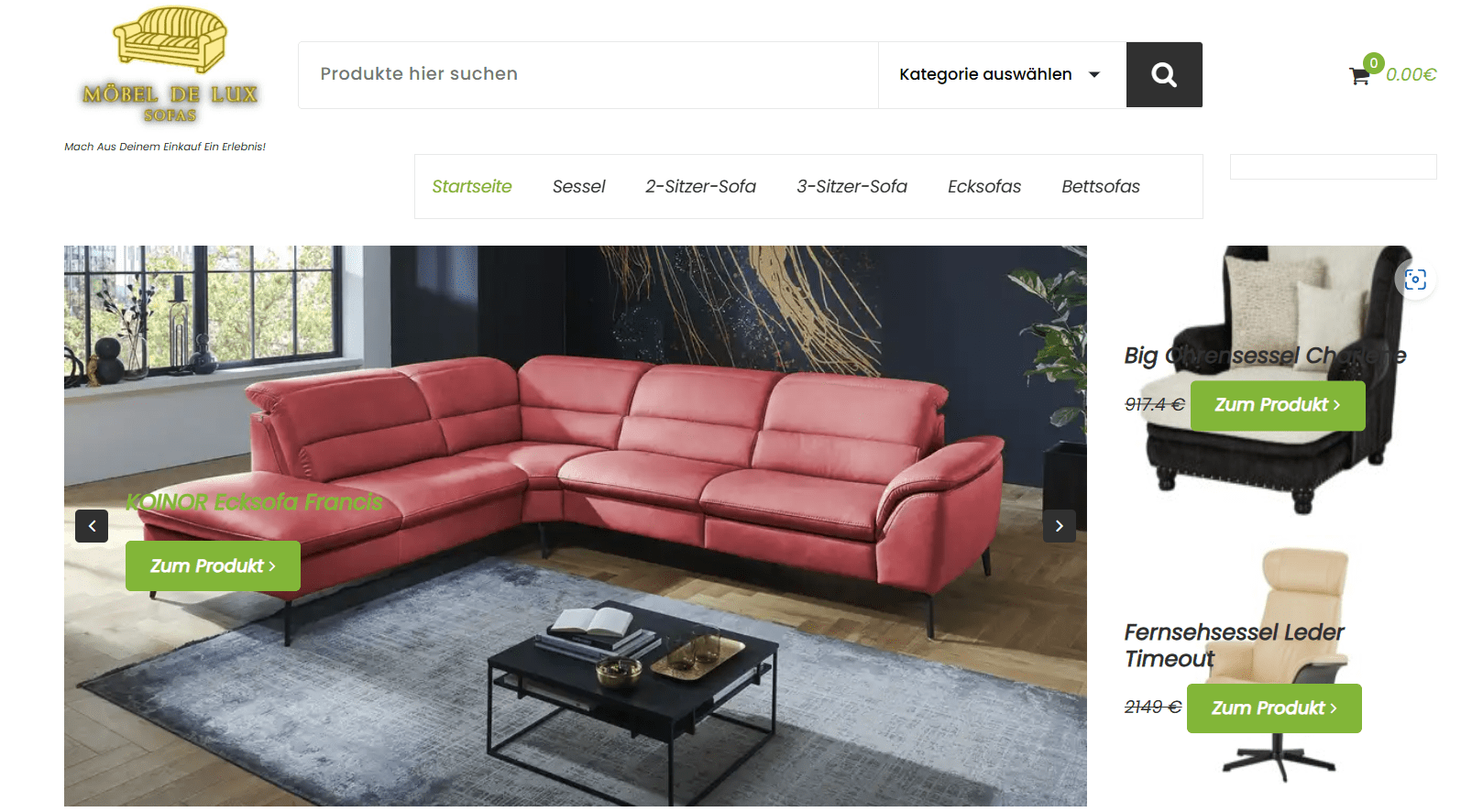 Möbel de Luxe Sofas - Ecksofas
